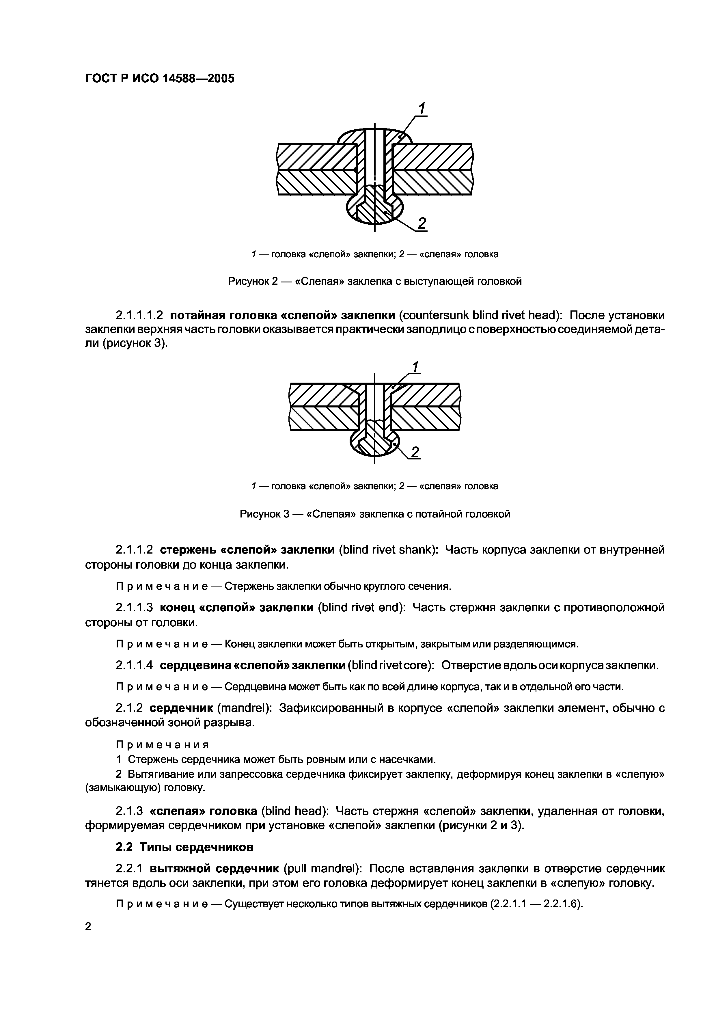 Скачать ГОСТ Р ИСО 14588-2005 Заклепки слепые. Термины и определения