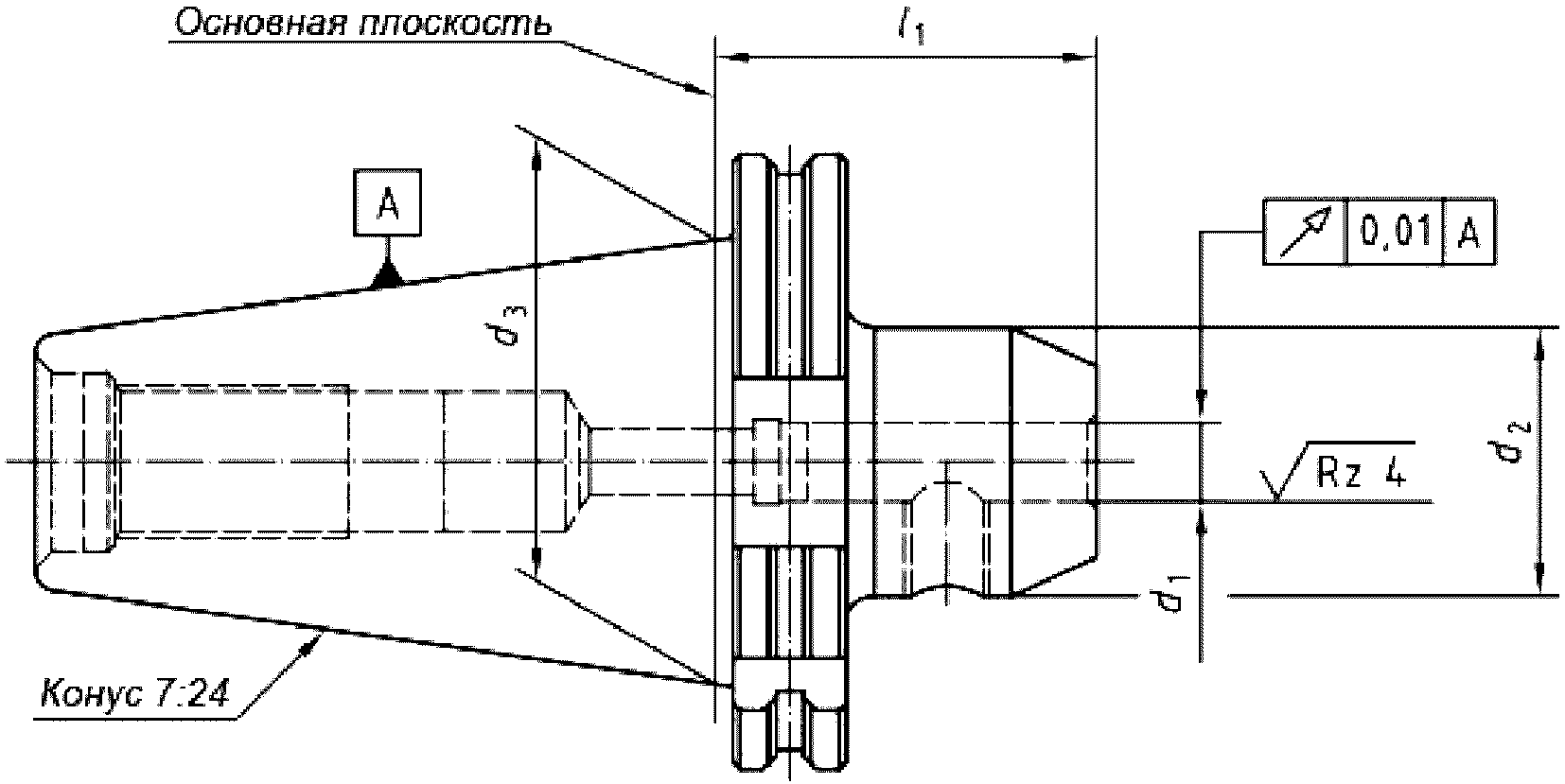 "ГОСТ ISO 5414-2-2014. Межгосударственный стандарт. Державки с конусом ...